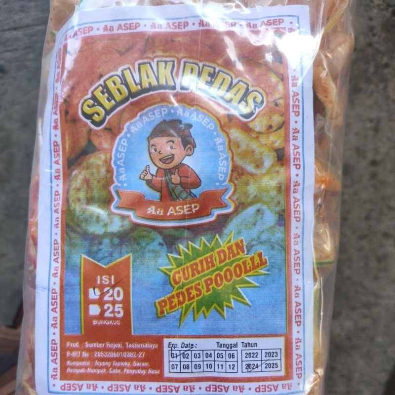 Jual Krupuk Seblak Asep isi 20 bungkus | Shopee Indonesia