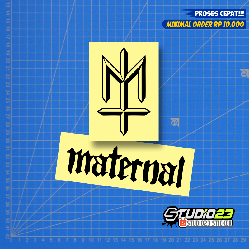 Jual Stiker Cutting MATERNAL Logo Maternal Hologram | Shopee Indonesia