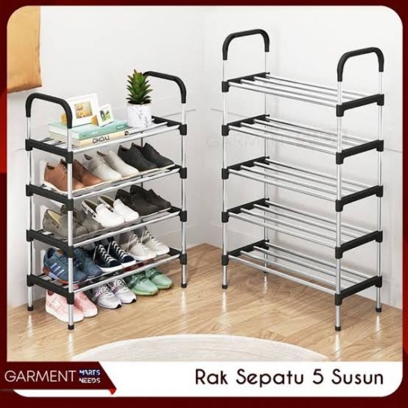 Jual rak sepatu 5 susun/ rak sepatu cantik/rak payung/rak serbaguna ...