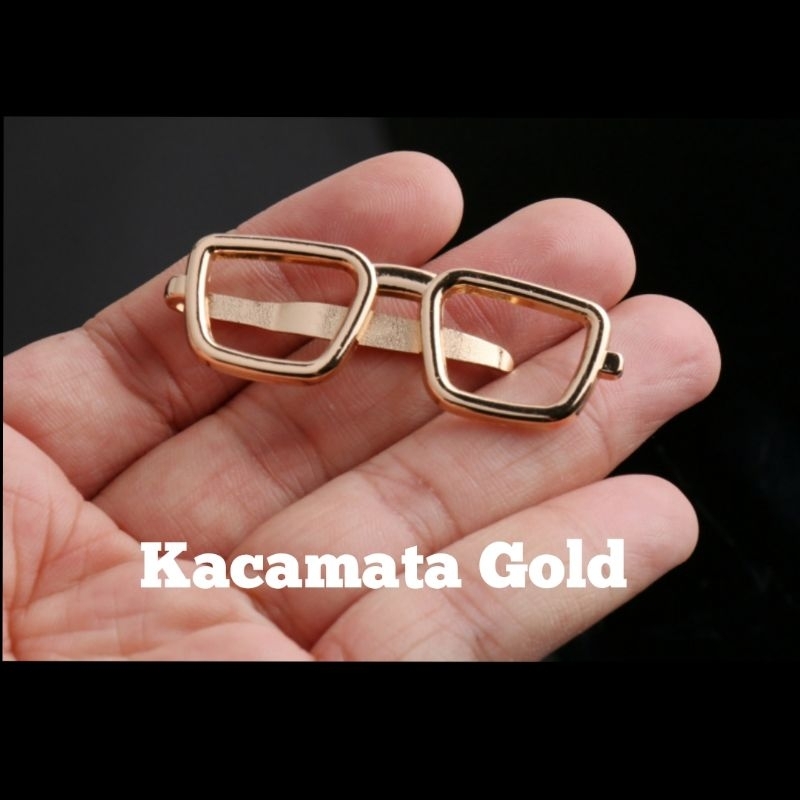 Jual Penjepit Dasi Model Kacamata / Tie Pin / Pin Dasi / Jepit Dasi ...