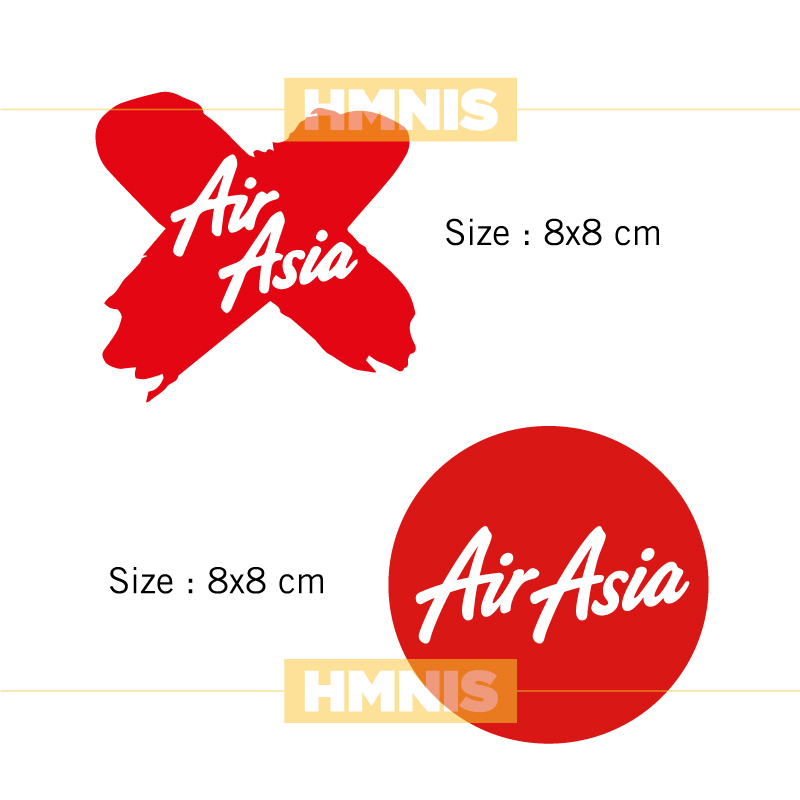 Jual Sticker AirAsia, Air Asia Logo Sticker, AirAsia X | Shopee Indonesia
