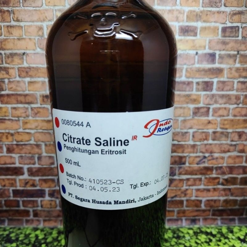 Jual Larutan Citrate Saline 500 ML INDOREAGEN ( Penghitung Eritrosit ...