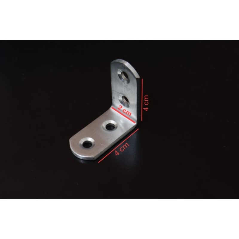 Jual Plat Siku L 40 x 40 x 3mm Stainless Steel / Siku Penyangga Rak ...