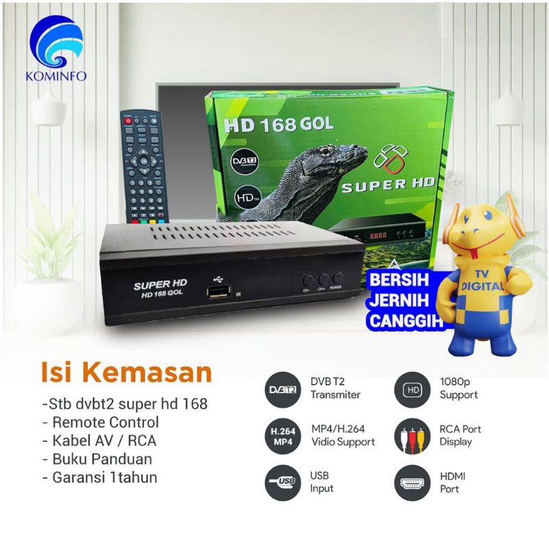 Jual Set top box STB digital komodo dan kijang | Shopee Indonesia