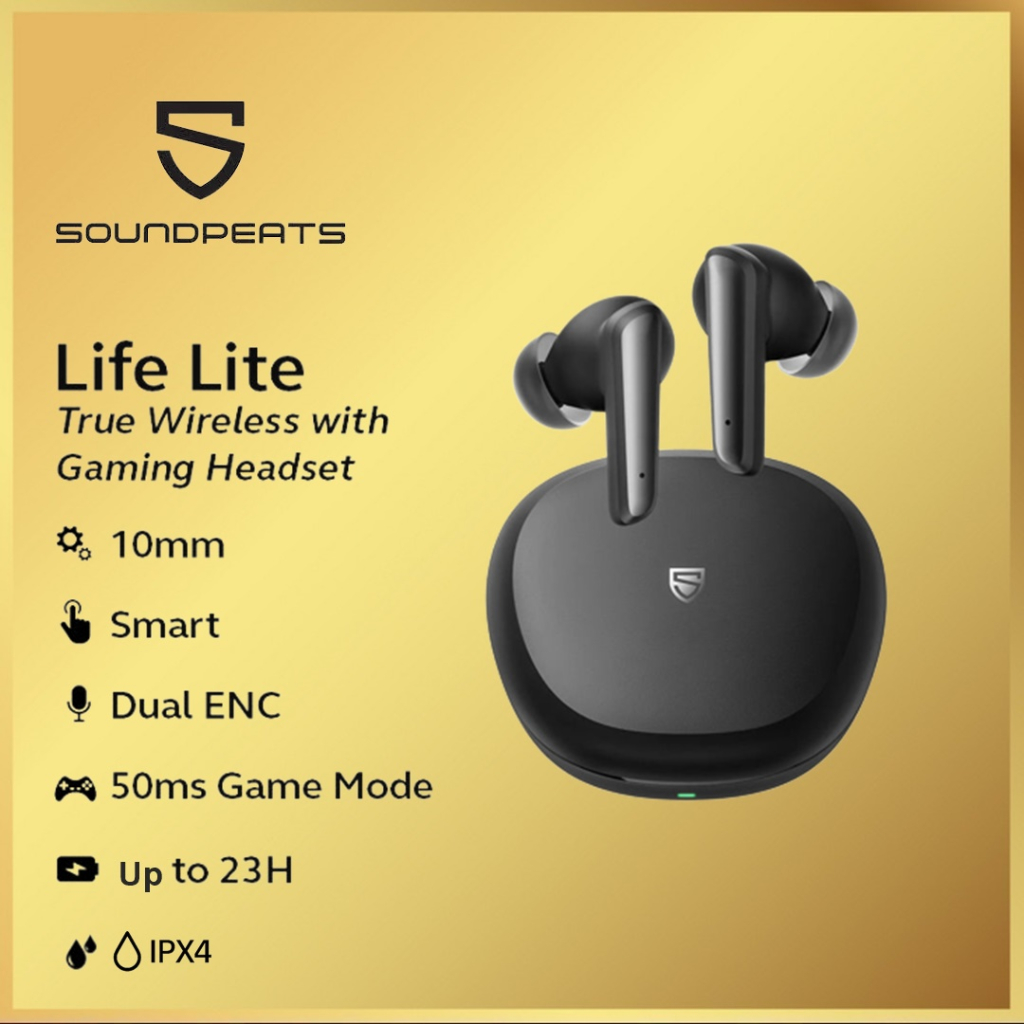 Jual SoundPEATS Life Lite TWS True Wireless Earbuds Dual ENC Microphone ...