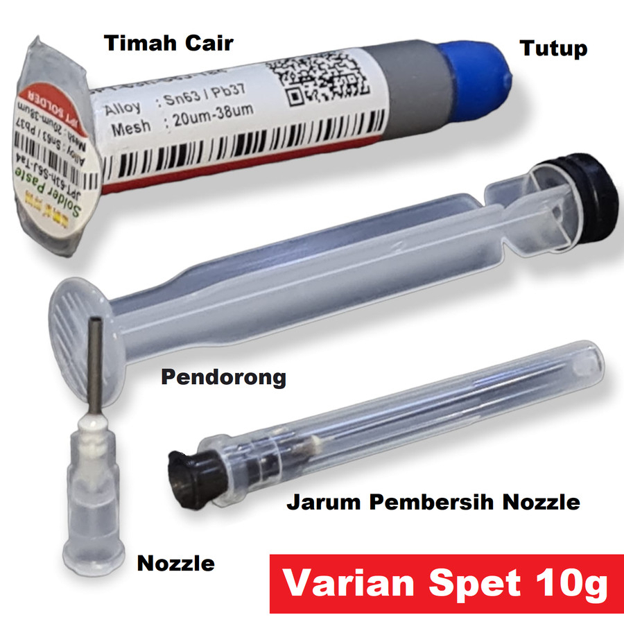 Jual Timah Pasta Cair Solder Tin Paste Hot Air Uap Soldering IC SMD PCB ...