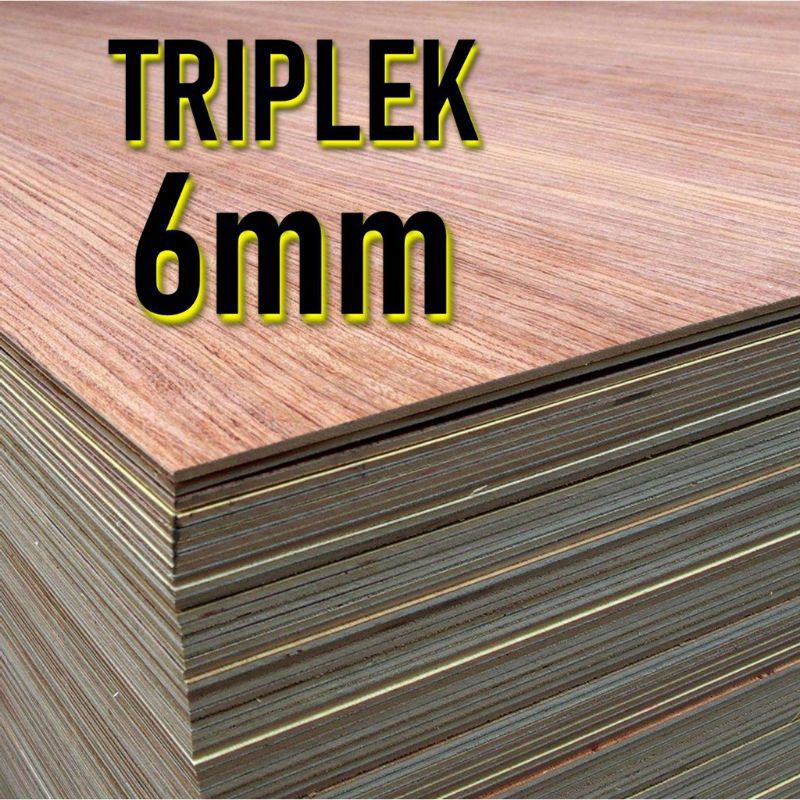 Jual multiplek 6mm / triplek 6mili / triplek potong 70cm X 140cm ...