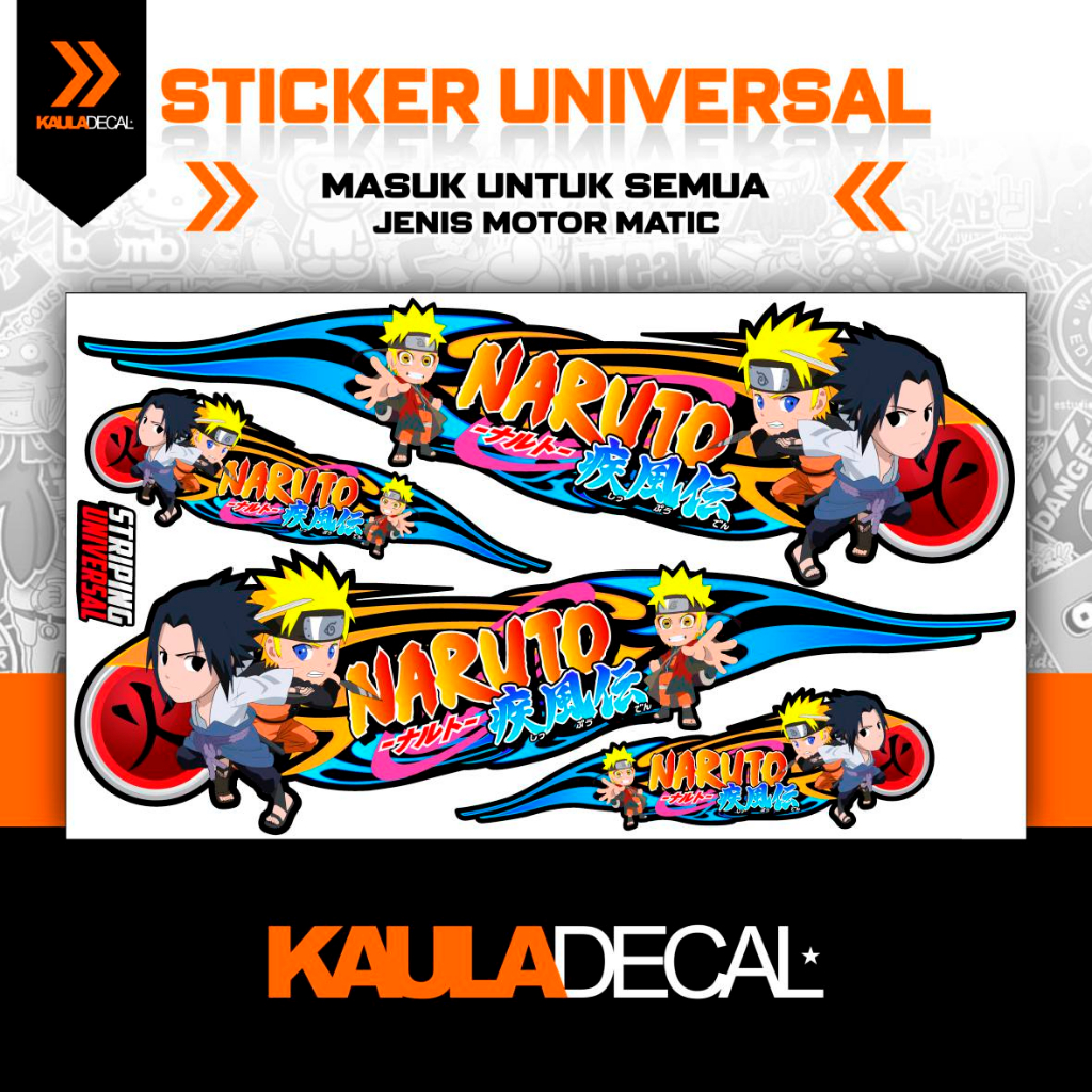 Jual STIKER STRIPING MOTOR ALL MATIC MOTIF 16 / UNIVERSAL MATIC ...