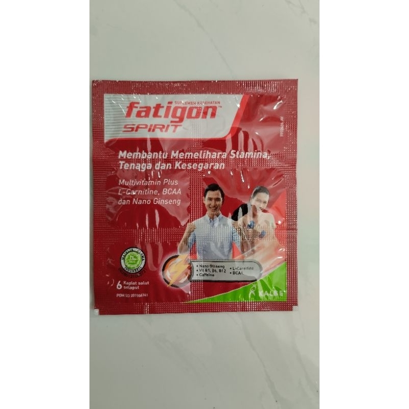 Jual Fatigon Strip Isi 6 Kaplet / Memelihara Stamina | Shopee Indonesia