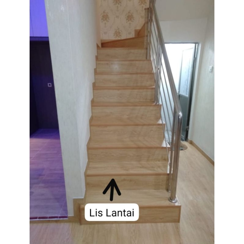 Jual LIS siku L lantai vinyl, parkit, SPC uk P2.7m x L2cmx1cm | Shopee ...