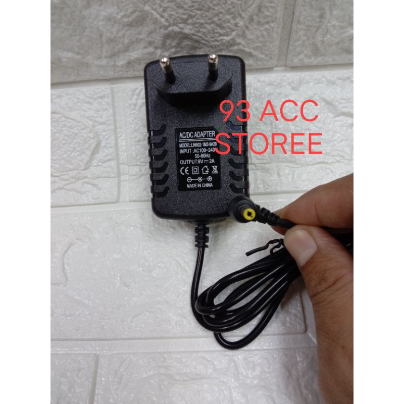 Jual AC DC ADAPTOR CHARGER SPEAKER AKTIV PORTABLE ASATRON TITANIUM 9 VOLT | Shopee Indonesia
