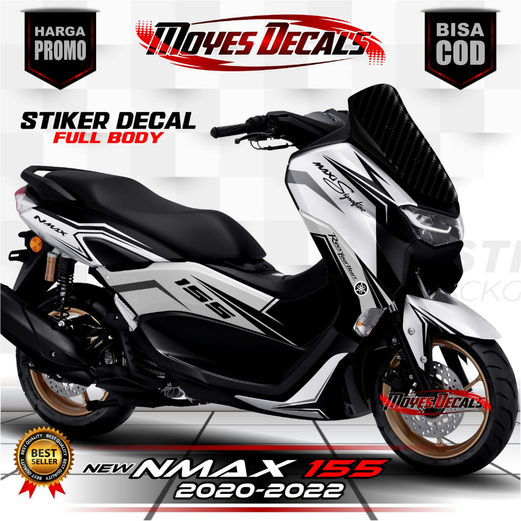 Jual decal nmax new 155 Full Body 2022 Decal Nmax Full Body Terbaru ...