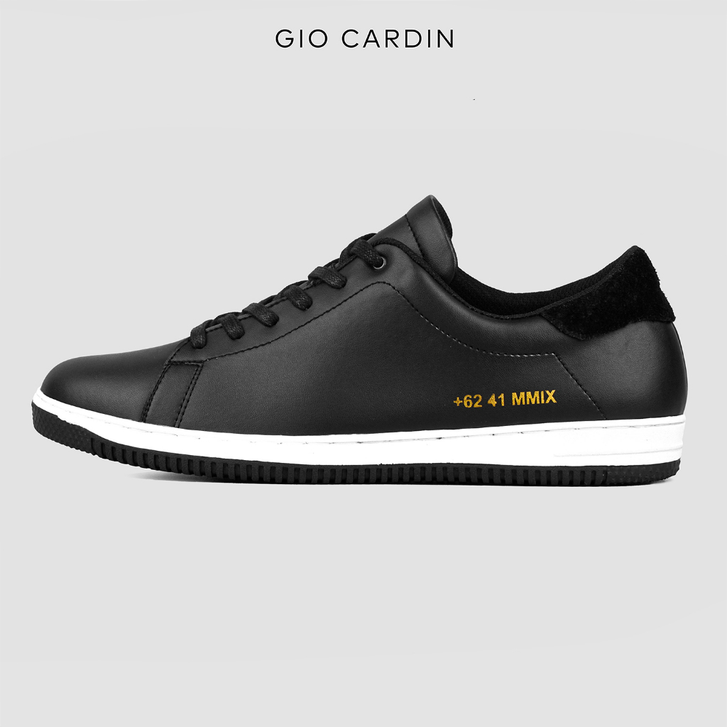 Jual GIO CARDIN - Sepatu Sneakers Pria LAC-31 Black Black | Shopee Indonesia