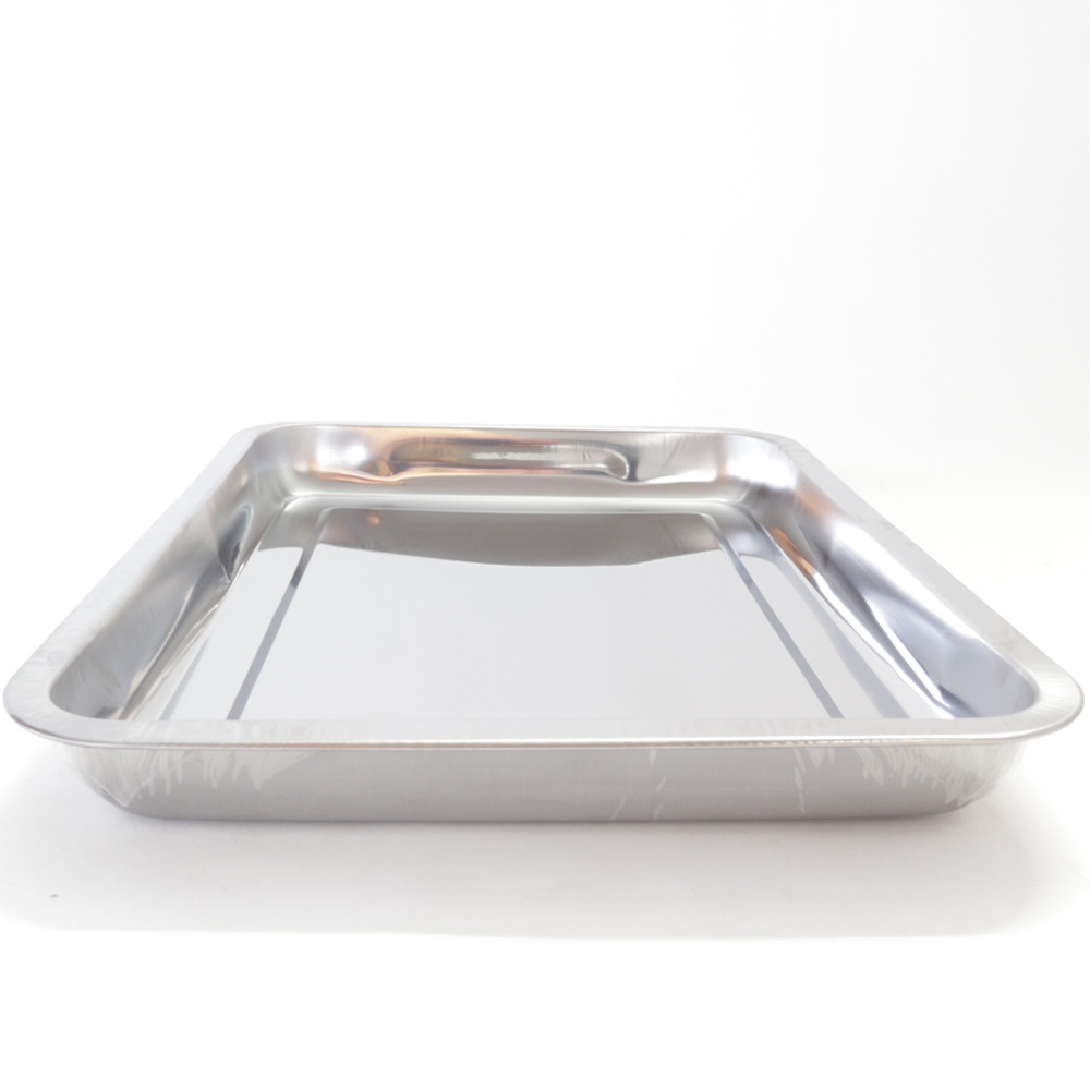 Jual Nampan / Baki Stainless 40 x 30 x 4 | Shopee Indonesia