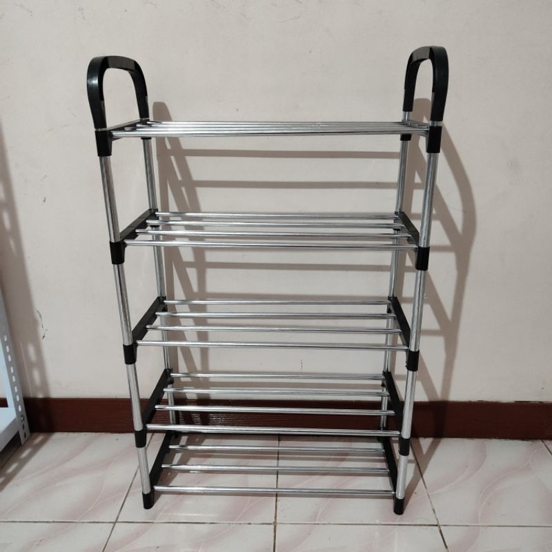 Jual Rak Sepatu 5 Susun Aluminium | Shopee Indonesia