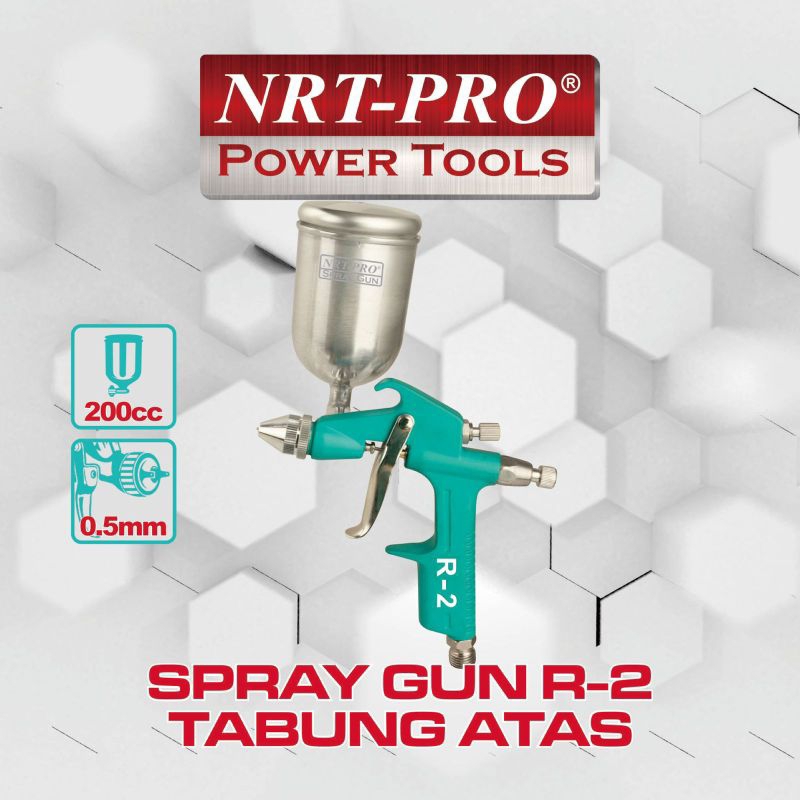 Jual spray gun Nrt-pro type R2 tabung atas | Shopee Indonesia