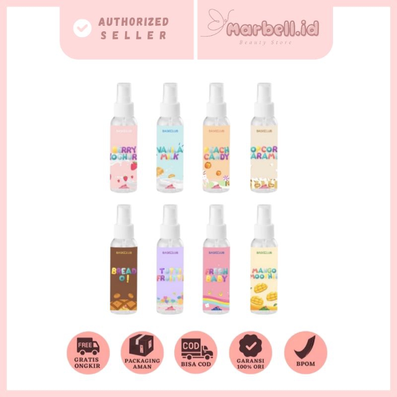 Jual Basicclub Bodymist Parfume Body Mist Basicclub x Geamoore BPOM 100 ML Bodymist Murah Sister ...