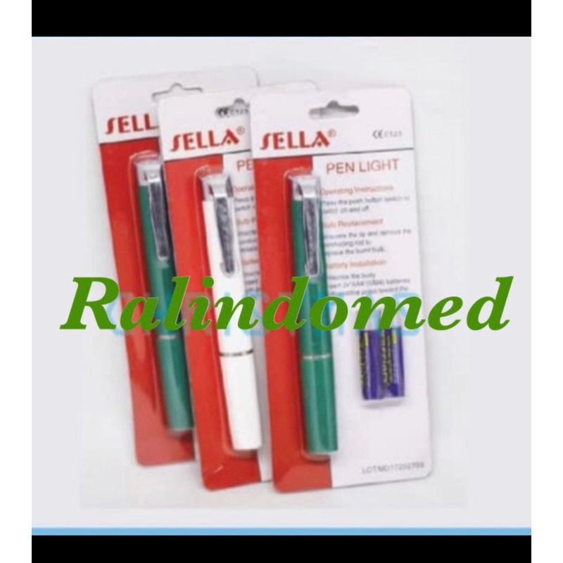 Jual Penlight Pen light Diagnostic Senter Pulpen merk Sella | Shopee ...