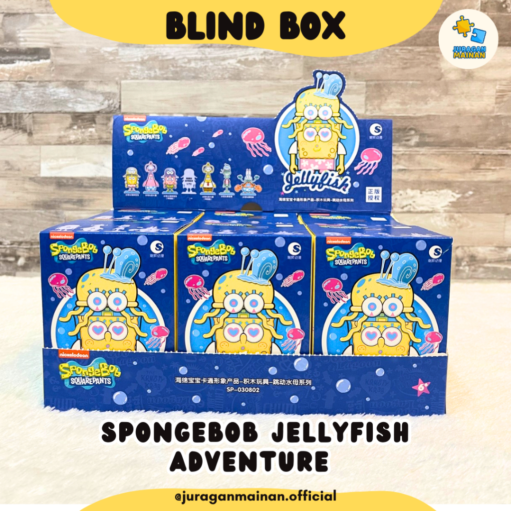 Jual BLINDBOX Spongebob Jellyfish Adventure Blinbox - Bongkar Susun ...