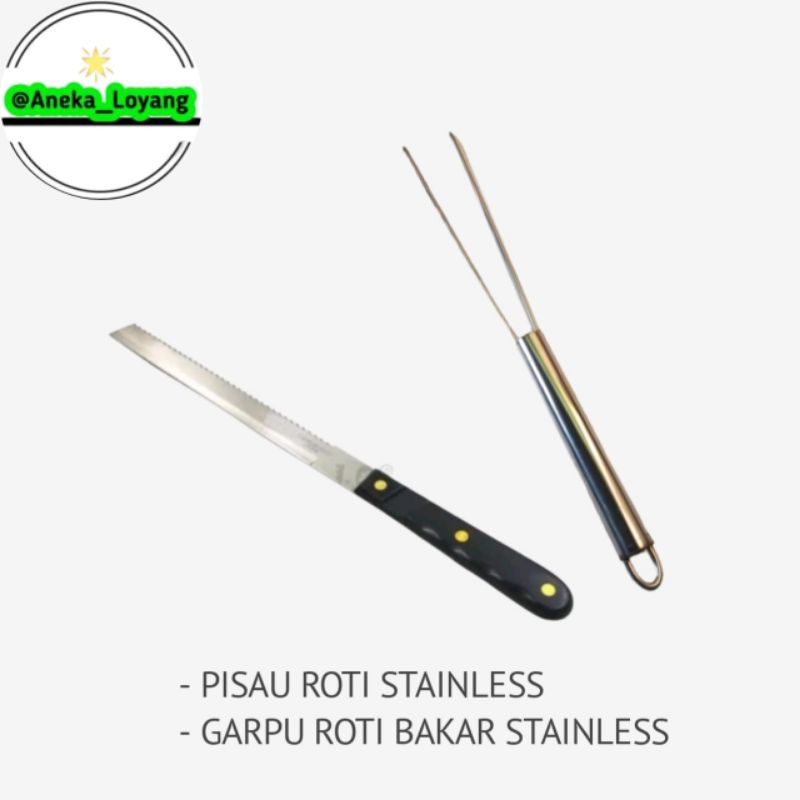 Jual Garpu Roti Bakar Stainless / Alat Spatula Roti Bakar | Shopee ...