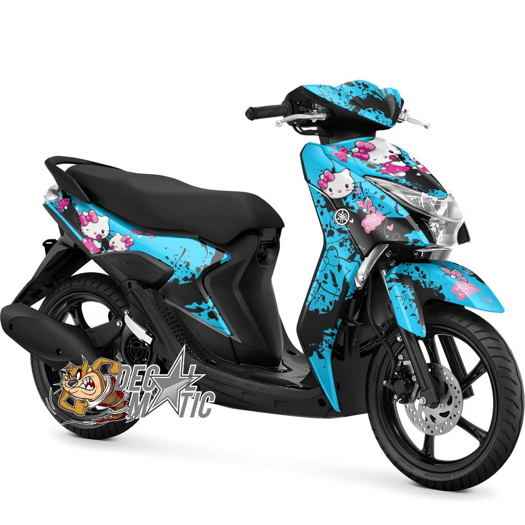 Jual Stiker Full body Decal Motor Yamaha Mio Gear 125 Grafis Hello ...