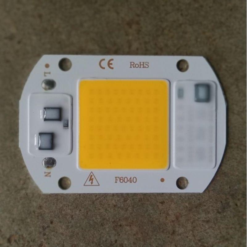 Jual LED HPL 50W 220Volt Suku cadang Lampu sorot LED HPL COB 220V AC ...