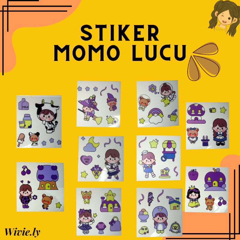 Jual STIKER KARAKTER MOMO LUCU | Shopee Indonesia