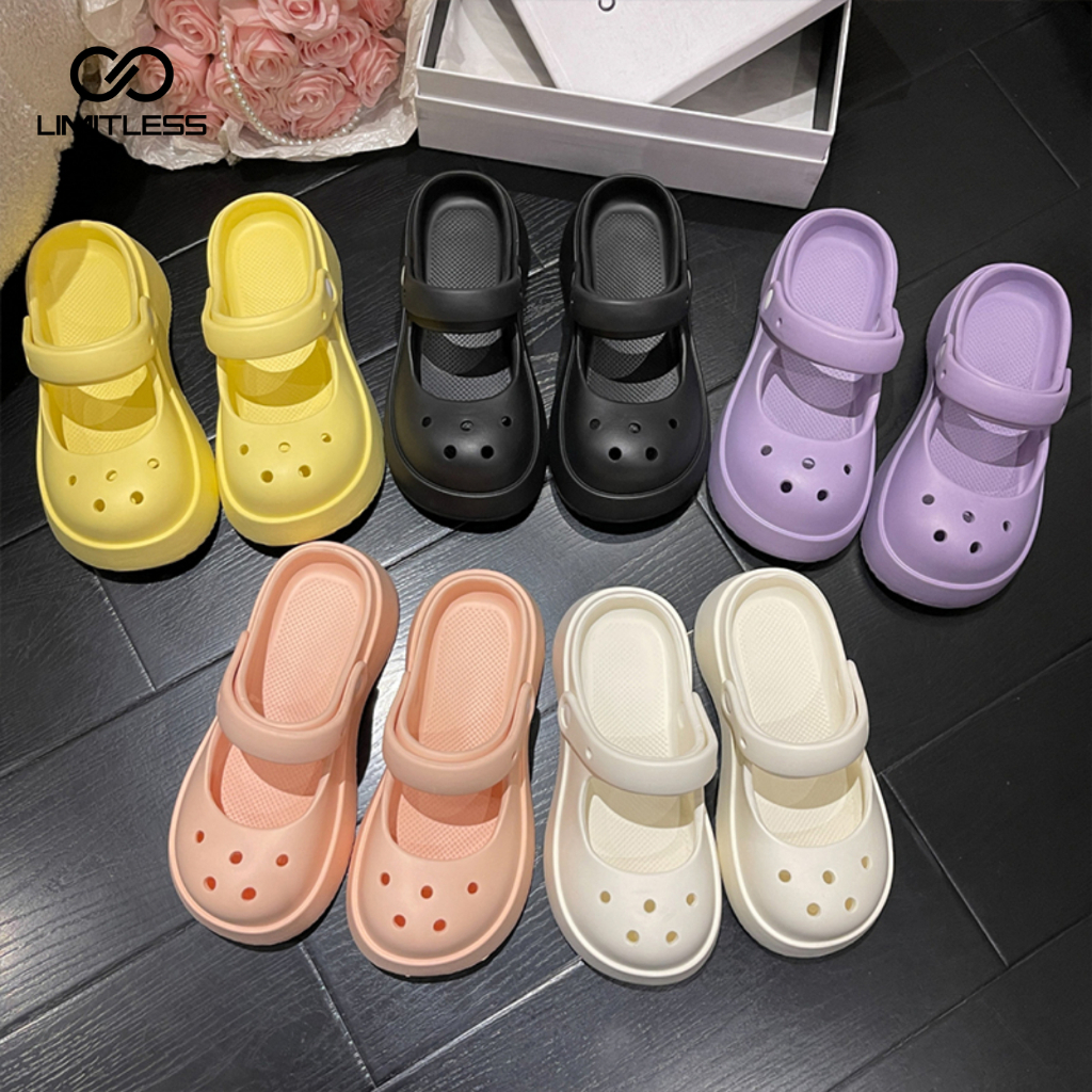 Jual Limitless - Sepatu Sandal Wanita Slop INARA Terbaru 2026 Lucu ...