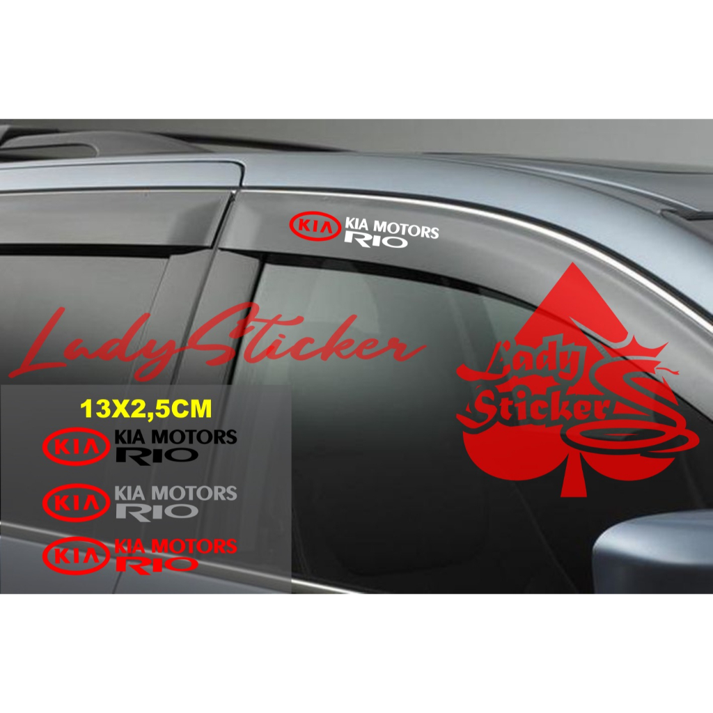 Jual Cutting sticker talang air rio sticker cover talang air mobil kia ...