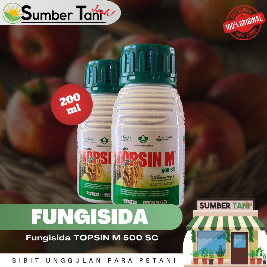 Jual Fungisida Cair TOPSIN 500 SC 200 ml Petrokimia Gresik | Shopee ...