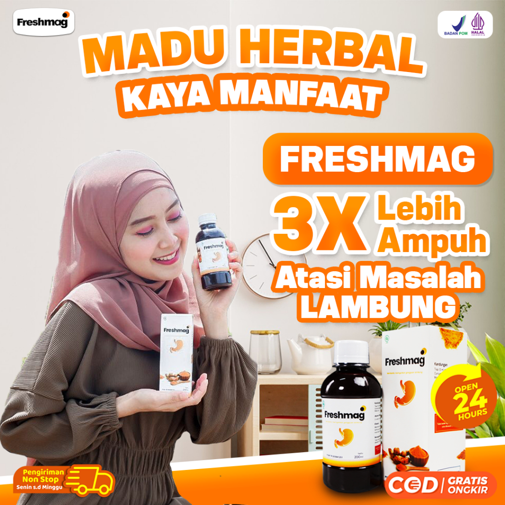 Jual Madu Freshmag - Mengatasi Masalah Lambung Pencernaan Sakit Perut Maag GERD & Menurunkan ...