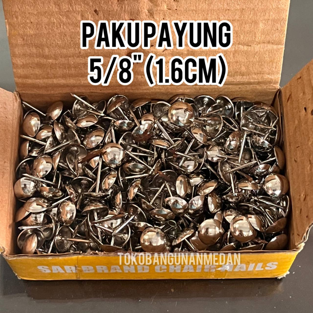 Jual Paku Payung Besar SAR Perkotak 5/8" (1.6cm) / Paku Pines Chair ...