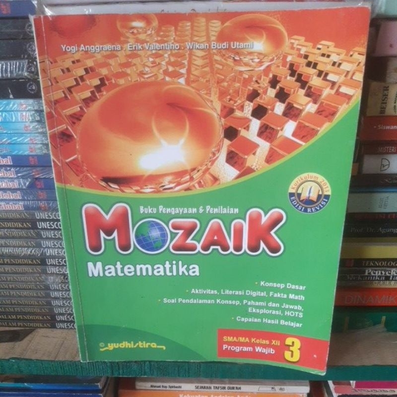 Jual MOZAIK Matematika SMA/ MA KELAS XII Program Wajib | Shopee Indonesia