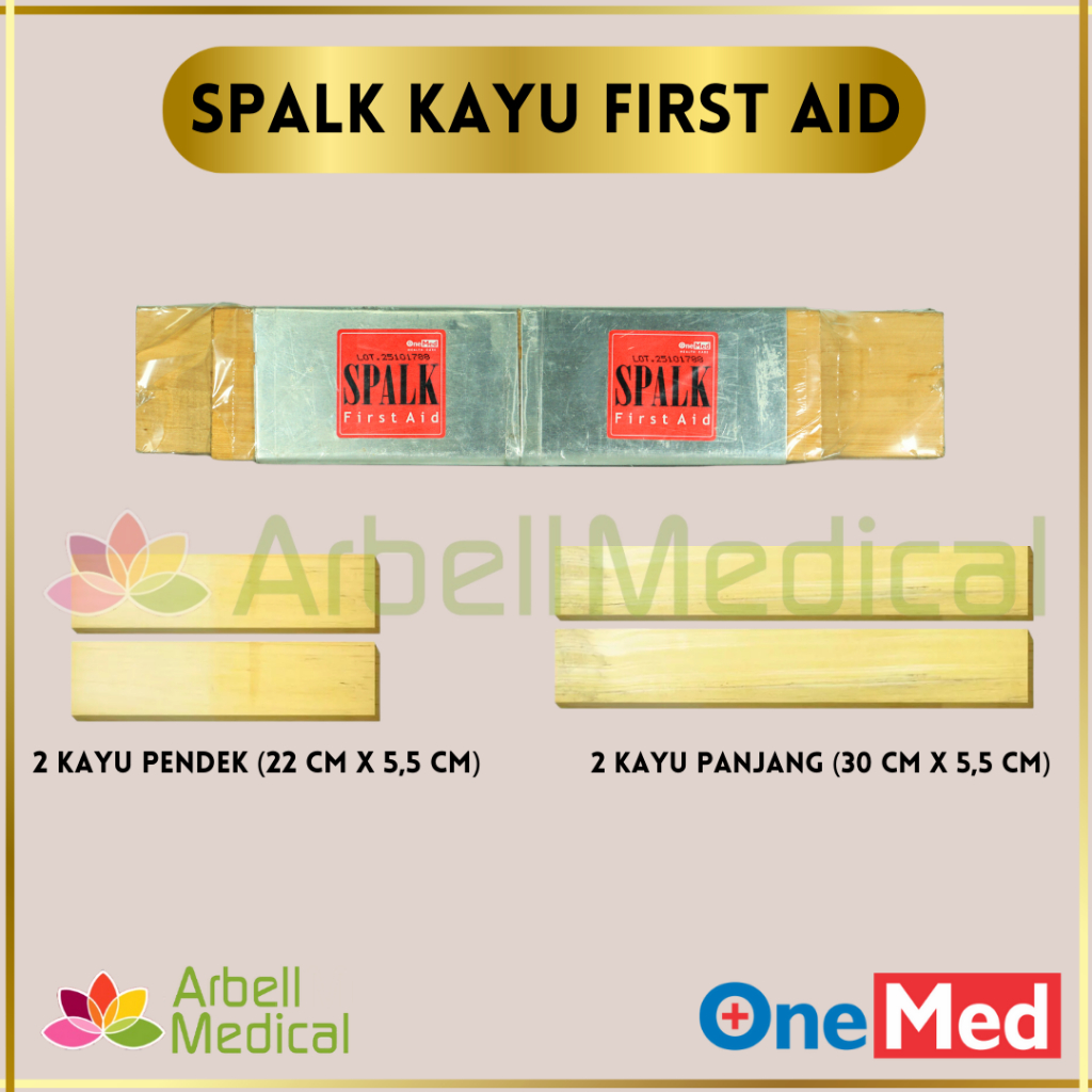 Jual Spalk First Aid Kayu Onemed | Shopee Indonesia