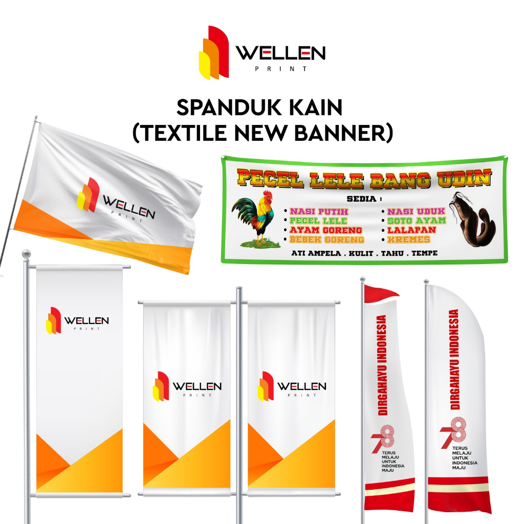 Jual Wellen Print - Print Textile Banner / Cetak Spanduk Kain TC Teton ...