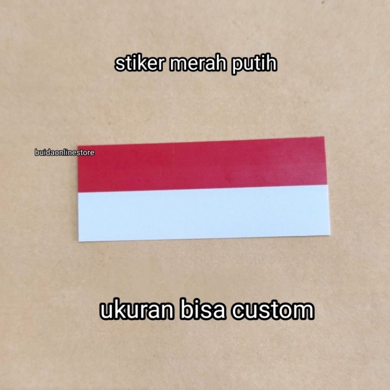 Jual Stiker Merah Putih panjang dekorasi kemasan hut ri dirgahayu ...