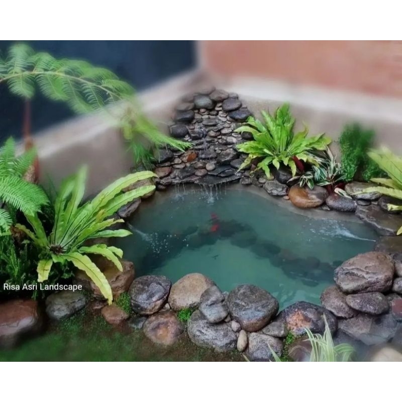 Jual Kolam natural batu kali/kolam model jepang minimalis | Shopee ...