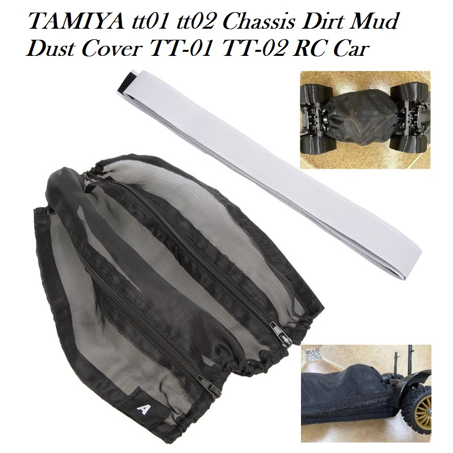 Jual TAMIYA tt01 tt02 Chassis Dirt Mud Dust Cover TT-01 TT-02 RC Car ...