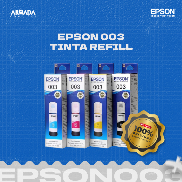 Jual Tinta EPSON 003 Original Refill Ink Printer L1110 L3110 L3116 ...