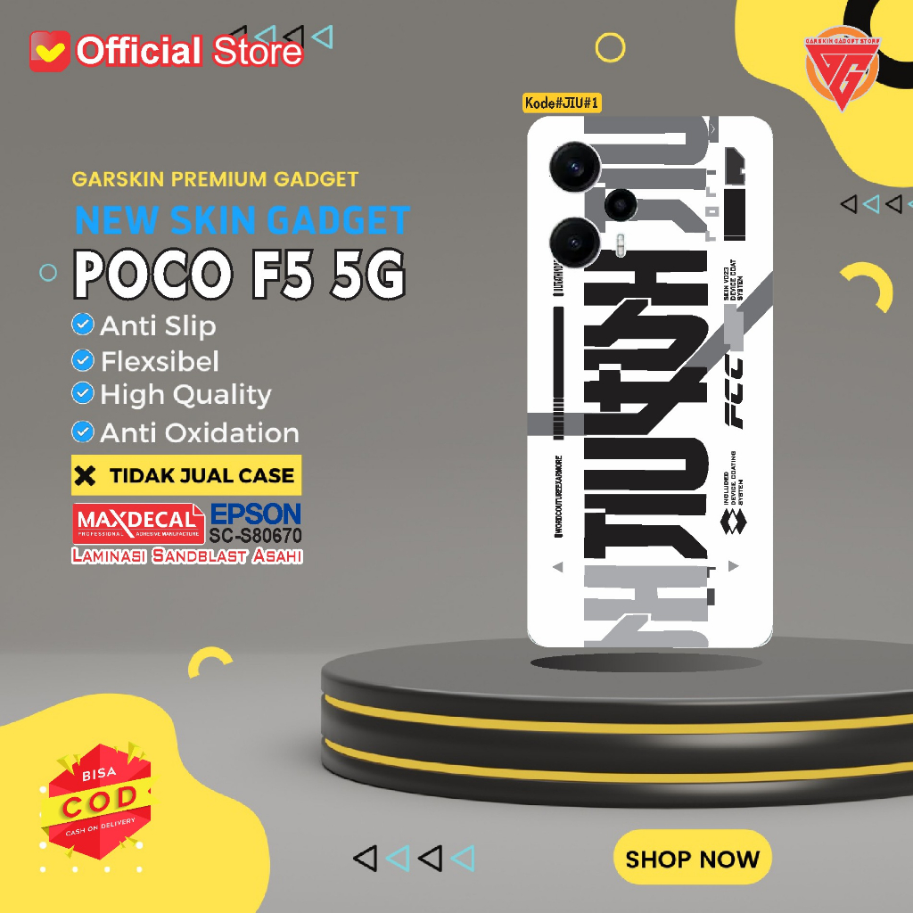 Jual Garskin Poco F5 5G Skin Gadget Premium Motif Gundam Top Bisa ...