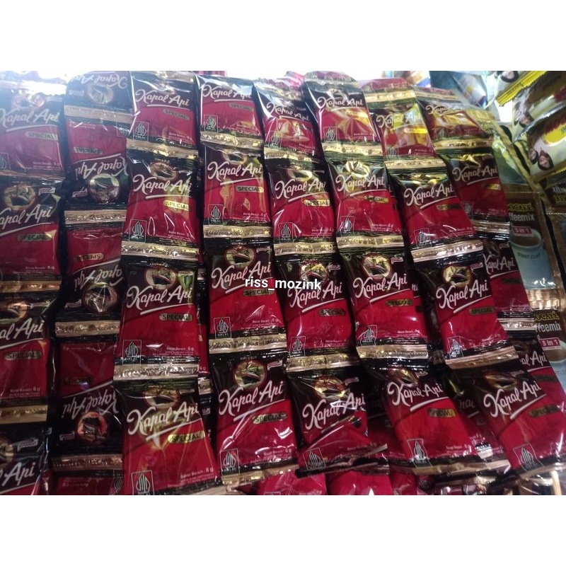 Jual kopi kapal api mini 6gr 1renteng(10pcs) | Shopee Indonesia