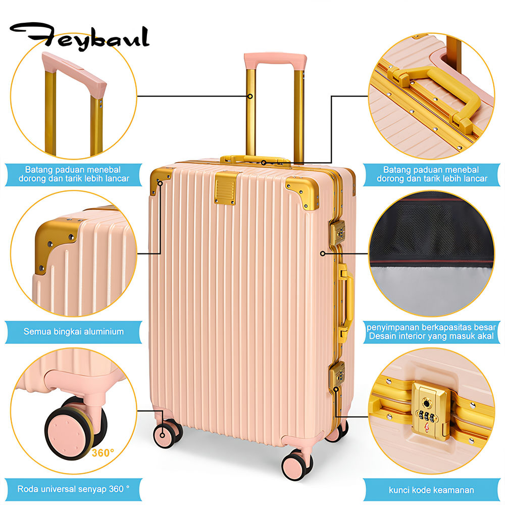 Jual FEYBAUL A977 24 inch Koper A977 22/20 inch Tas Travel bag Tas ...