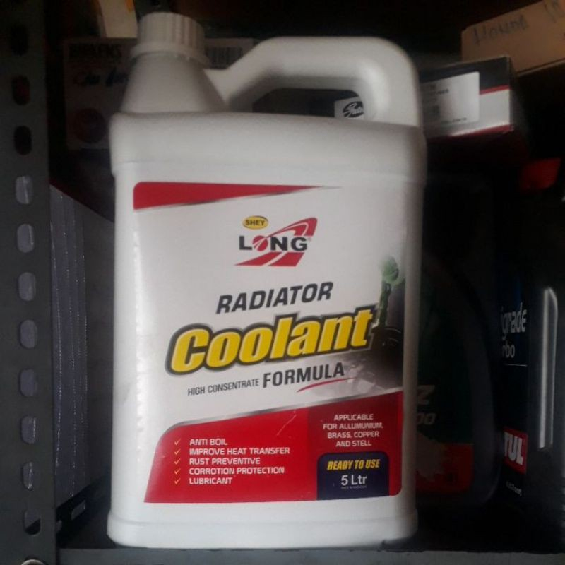 Jual Air radiator coolant merk long isi 5liter | Shopee Indonesia