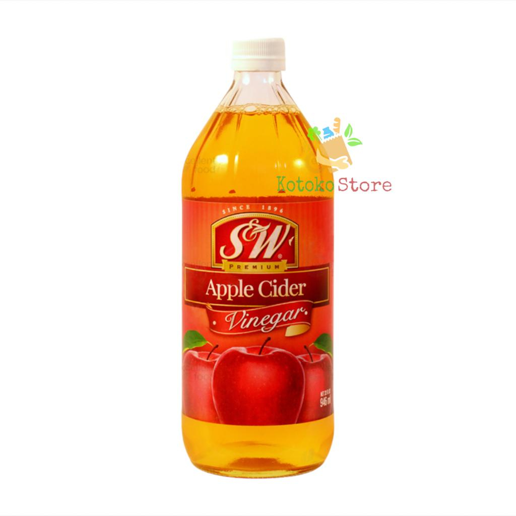 Jual SW Apple Cider Vinegar / Cuka Apel SW / S&W Cuka Apel 946ml ...