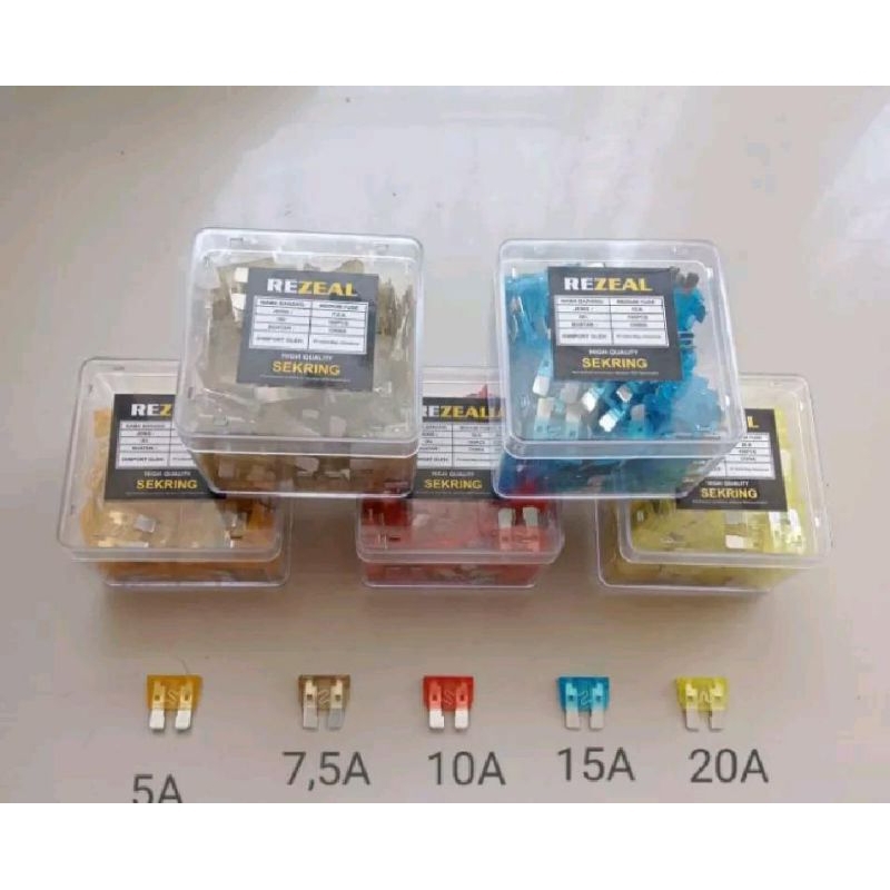 Jual SEKRING FUSE TANCAP BESAR ,5A,7½A ,10A,15A & 20A Harga 1 pcs ...