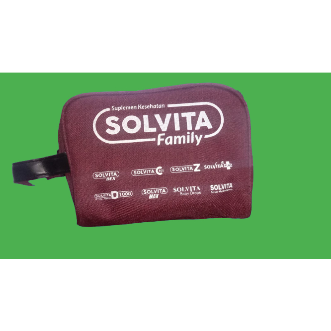 Jual SOLVITA FAMILY TAS POUCH | Shopee Indonesia