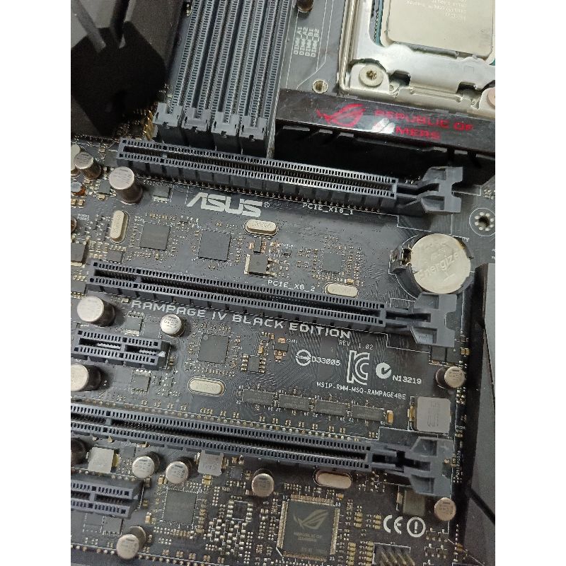 Jual mainboard Asus Rampage vi black edition procsesor core i7-4960x ...
