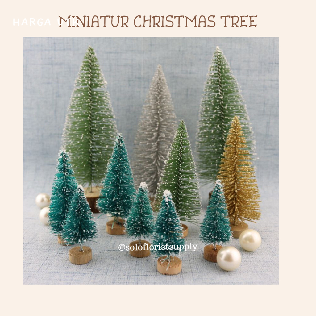 Jual MINIATUR CHRISTMAS TREE POHON NATAL MEJA MINI HIASAN NATAL XMAS ...