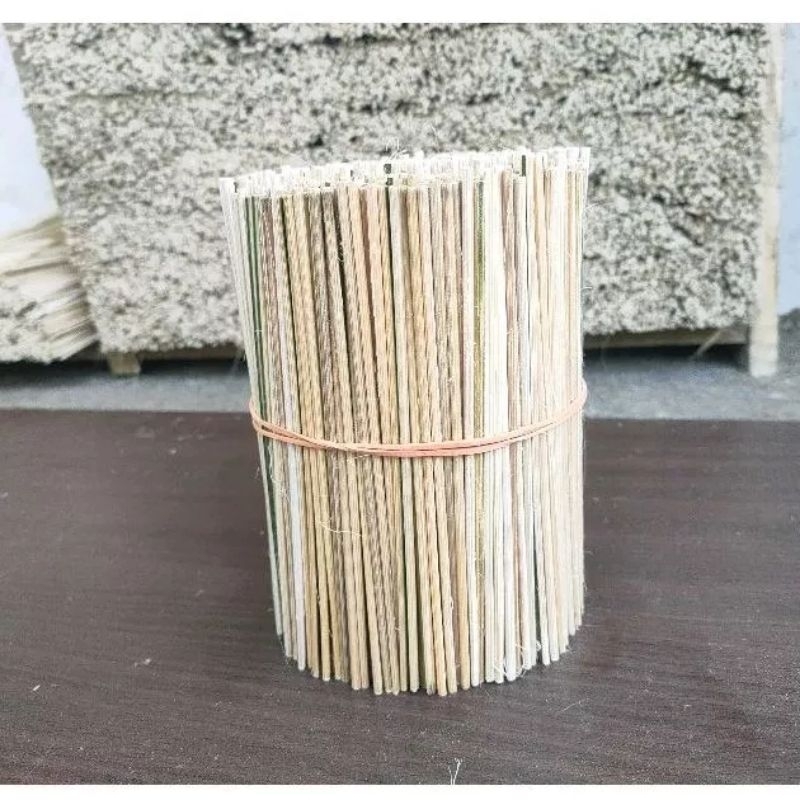 Jual 1 kg tusuk pentol tumpul Halus ukuran 15 cm./stik pentol tusuk Aci ...