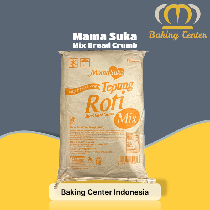 Jual Mama Suka Bread Crumb 10kg - Tepung Roti Mama Suka 10kg | Shopee ...